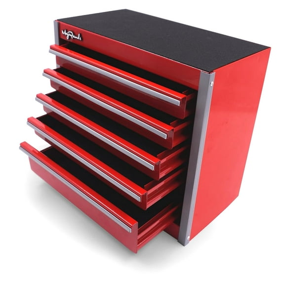 Hyjoy Metal Box, 5 Drawer Steel Stackable Box Small Chest with Soft ...