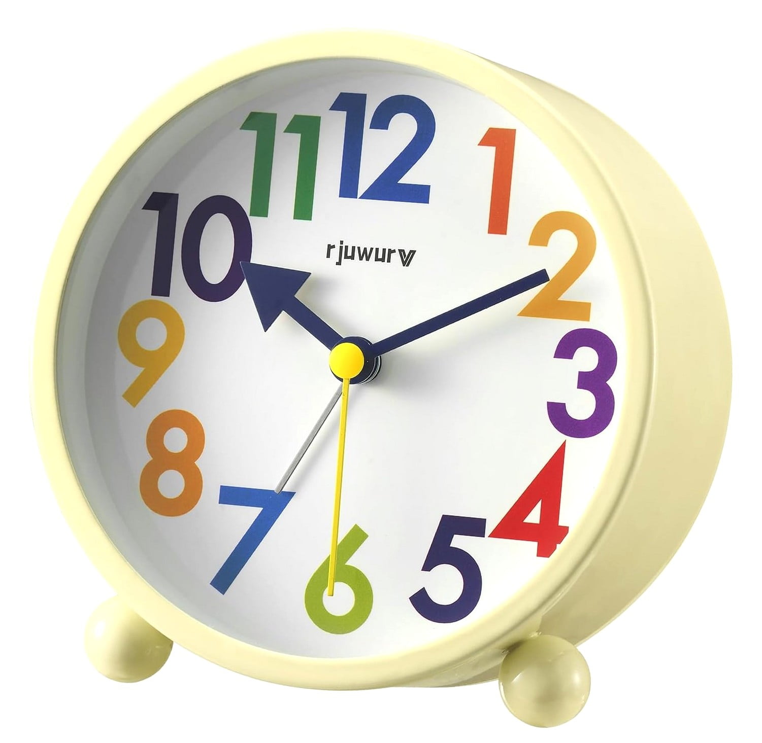 Hyjoy Metal Silent Beep Desk Bedroom Clock, Interest Alarm Clock ...