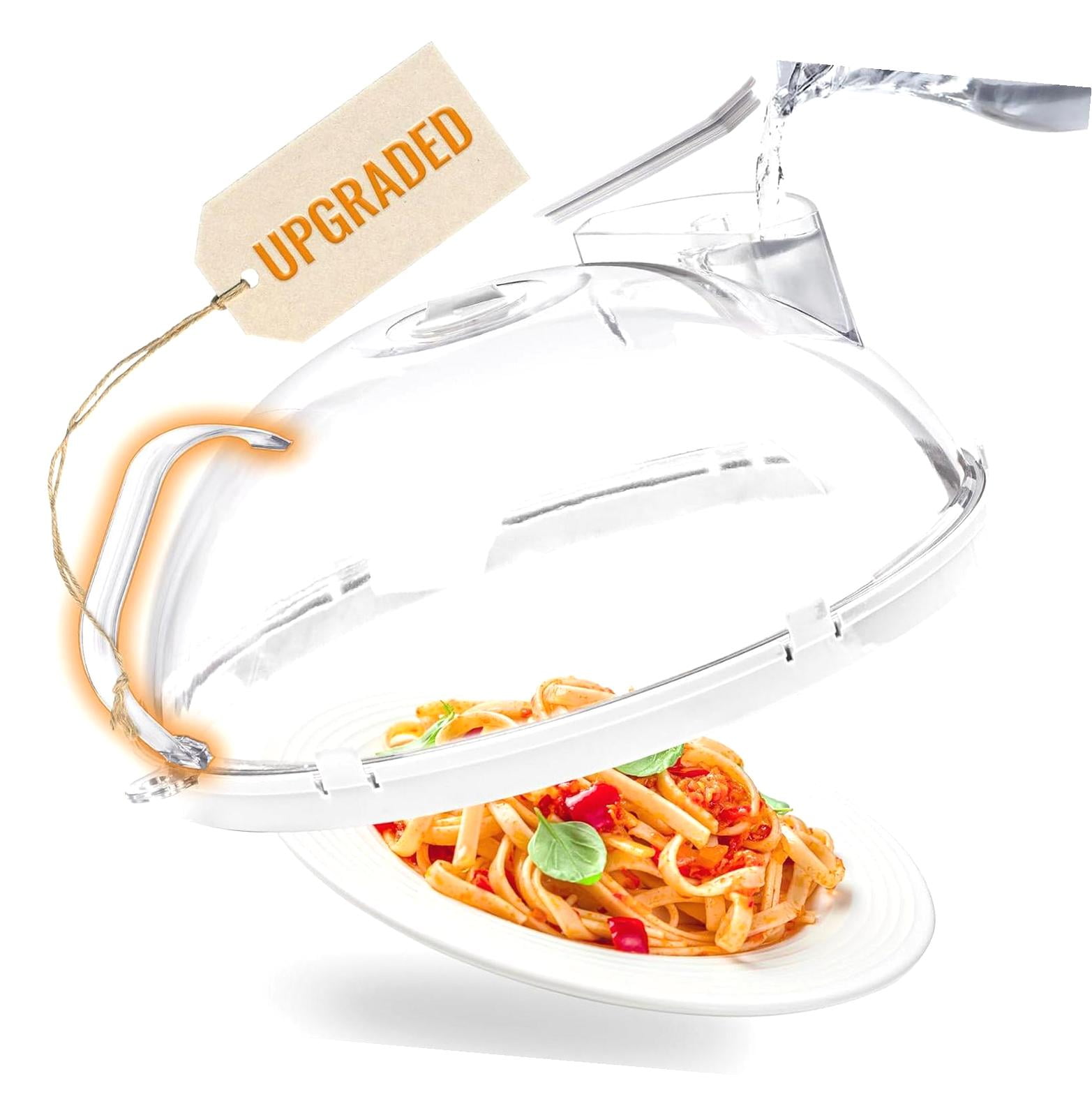 Hyjoy Microwave Food Cover, 10 Inch Microwave Splatter with Steam Vent ...