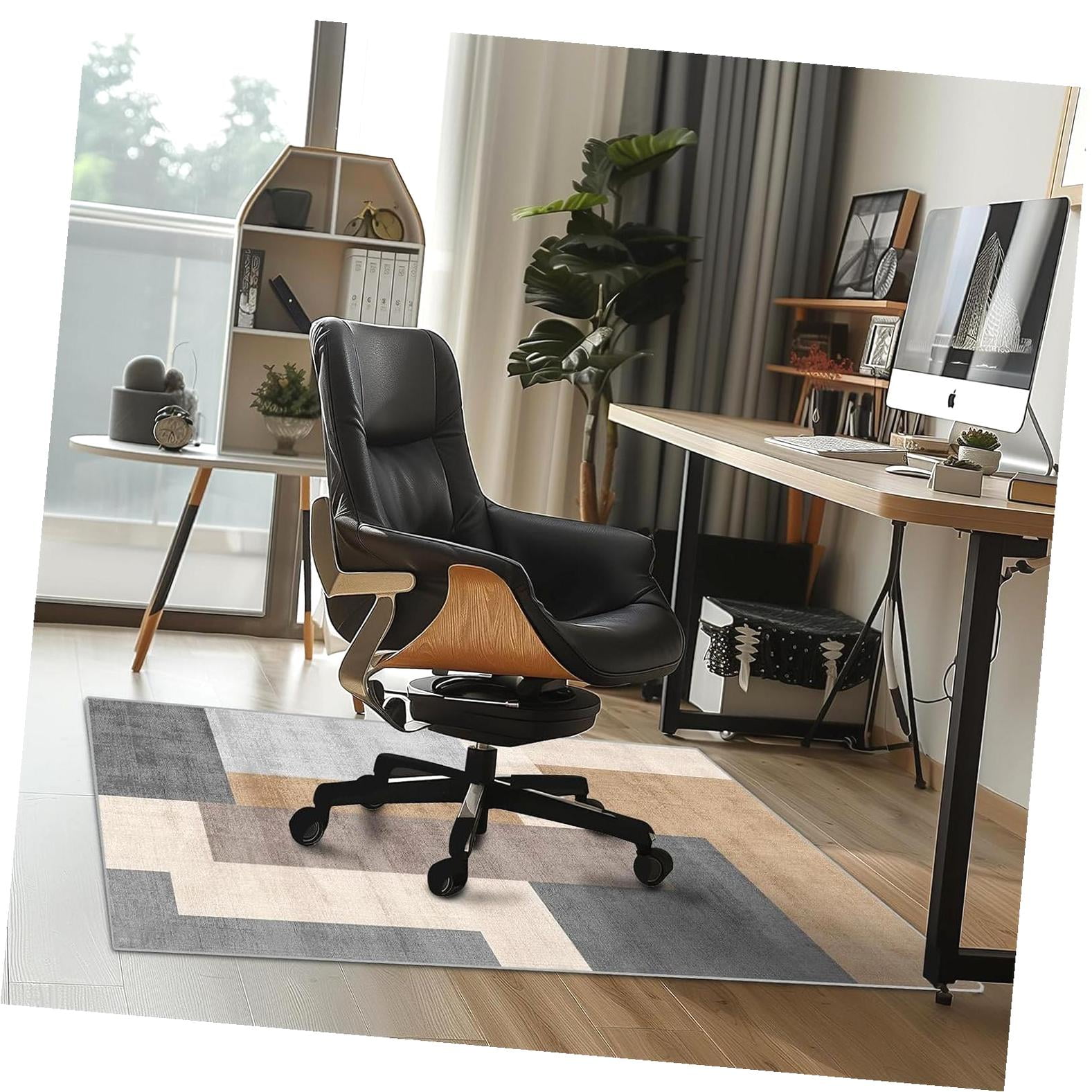 Hyjoy Office Chair Mat for Hardwood Flooring, Anti Hi-Q Desk Chair Mat ...