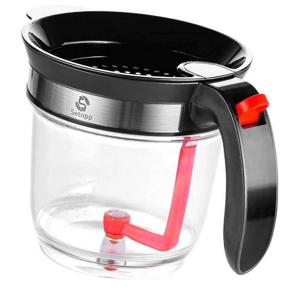 Hyjoy Oil Separator | 4-Cup Oil Fat Separator | Fat Separator with ...