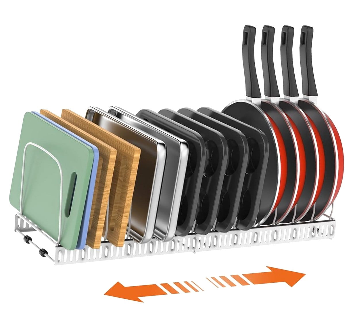 Hyjoy Organizer Rack, Expandable Baking Tray and Cookie Sheet Organizer ...