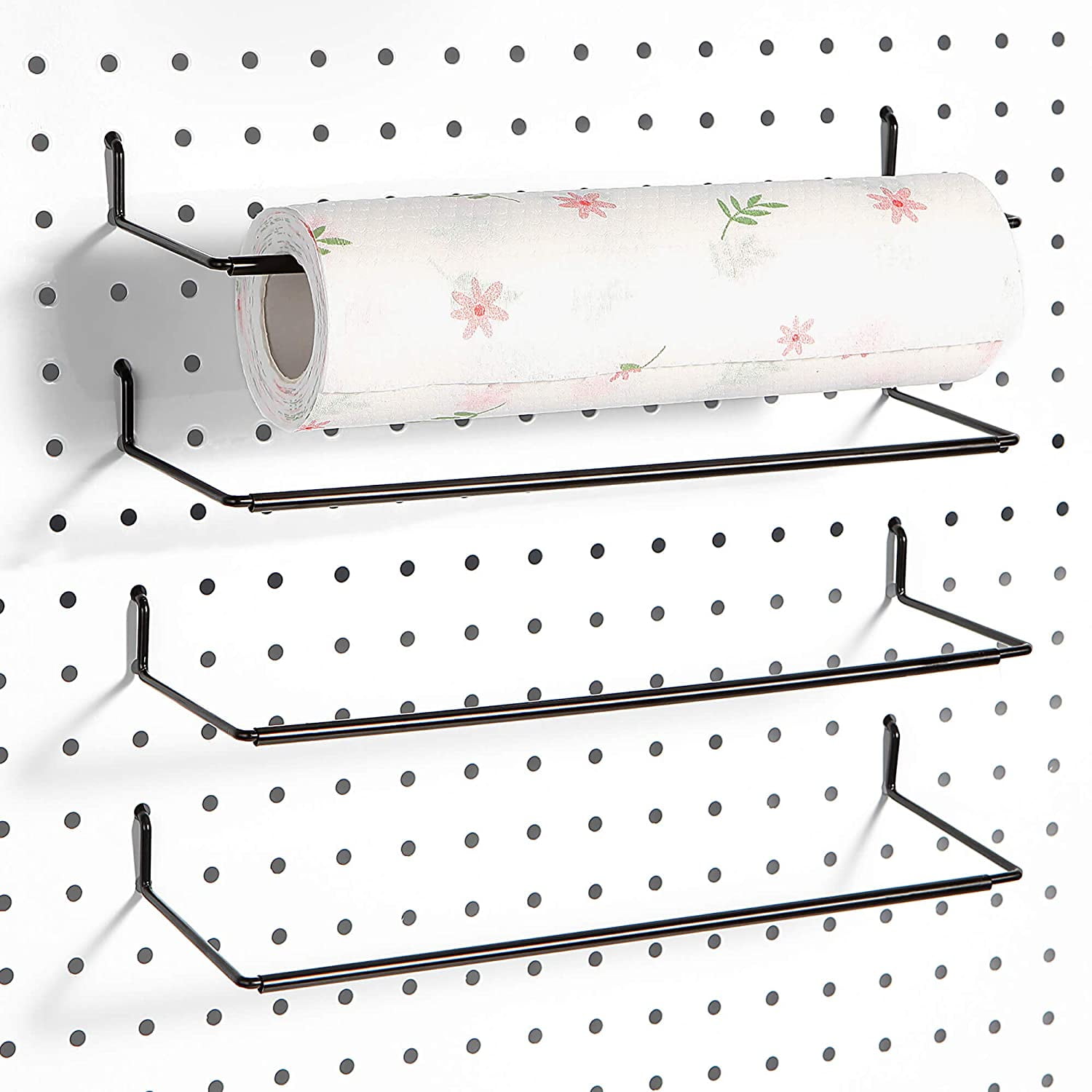 Hyjoy Paper Holder for Pegboard, Extendable, with Any Standard Pegboard ...