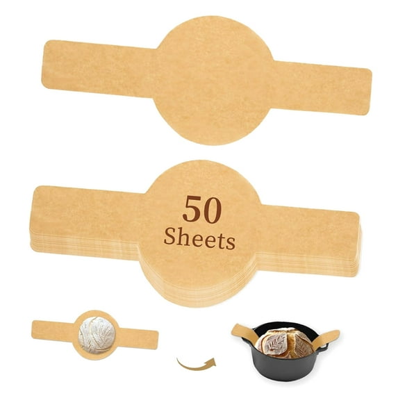 Hyjoy Parchment Bread Sling for Dutch Oven, Bread Baking Mat with ...