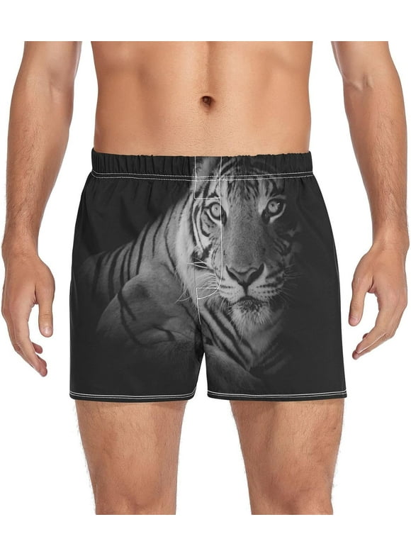 Tiger Print Underwear Mens