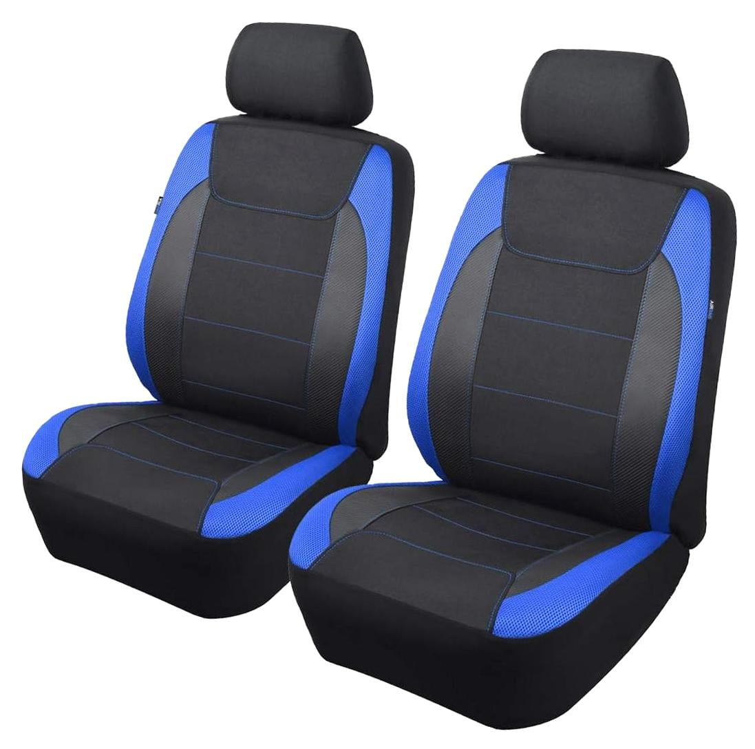 Hyjoy Premium Car Seat Protectors, Carbon Fiber Air Mesh Design, Sporty ...