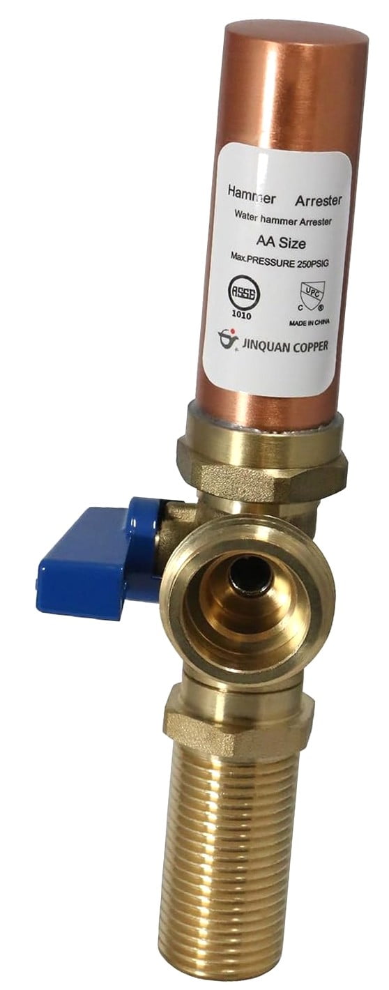 Hyjoy Premium Washing Machine Outlet Stop with Hammer Arrestor, 1/2 ...