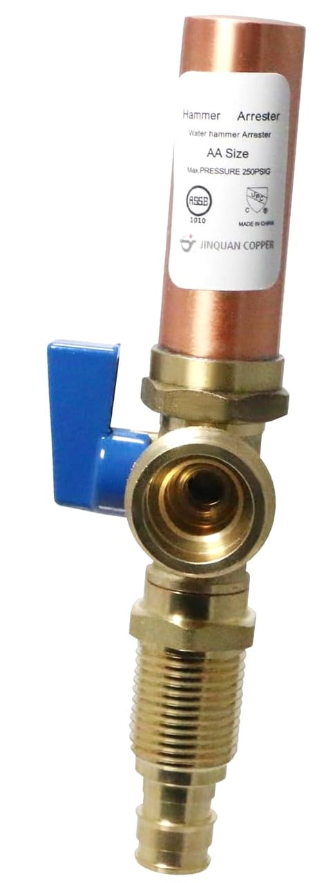 Hyjoy Premium Washing Machine Outlet Stop with Hammer Arrestor, 1/2 ...