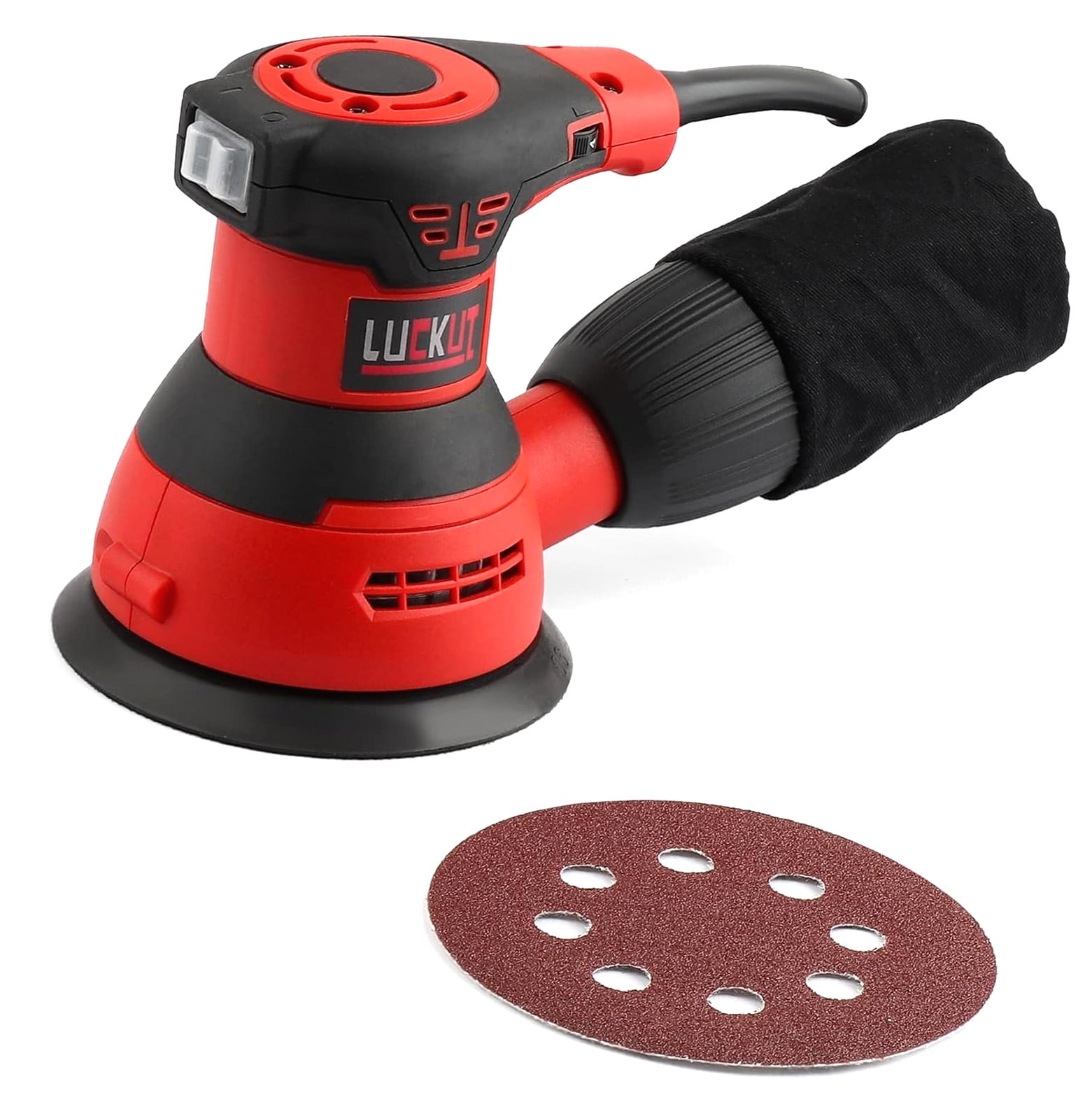 Hyjoy Random Orbital Sander, Variable Speed 5-Inch, 3.0Amp Electric ...