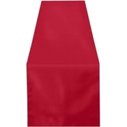 Poplin Table Runner Solid Red - Walmart.com