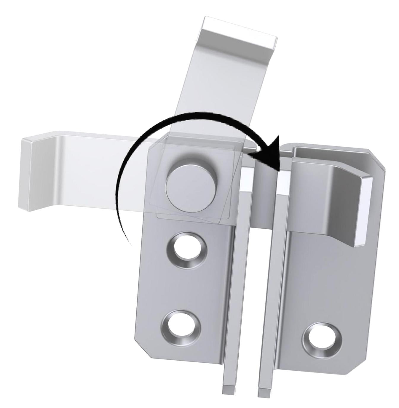 Hyjoy Right-Hand Door Swivel Gate Latches Safety Door Fastener Slide ...