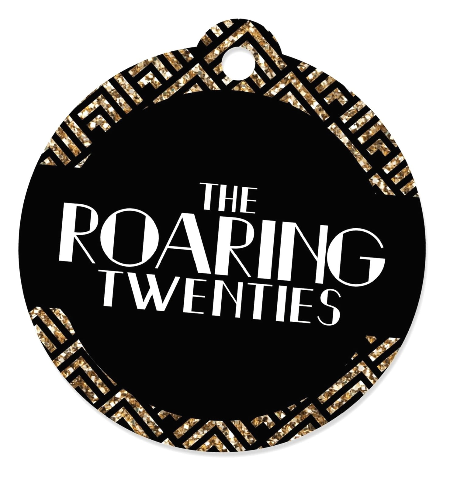 Hyjoy Roaring 20' - 1920s Deco Jazz Party Favor Tags (Set of 20 ...