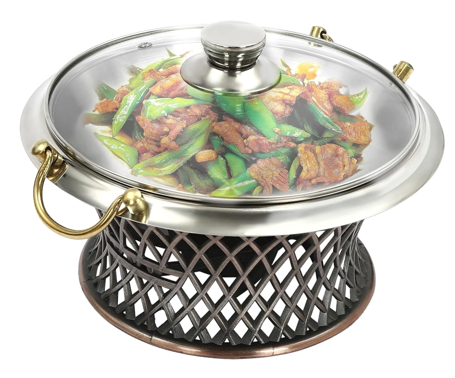 Hyjoy Round Chafing Dishes, Chafing Dishes for Buffet Set, Steel ...