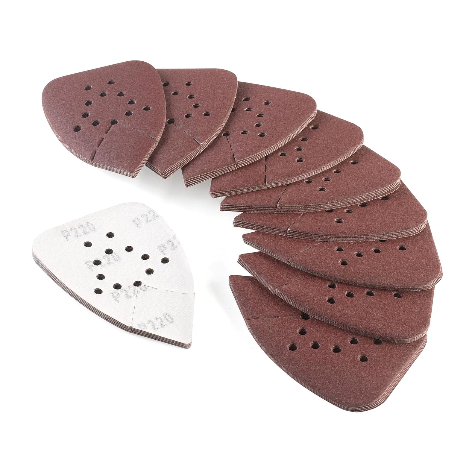Hyjoy SATC Mouse Sander Sandpaper 50PCS Mouse 12 Holes and Sandpaper ...