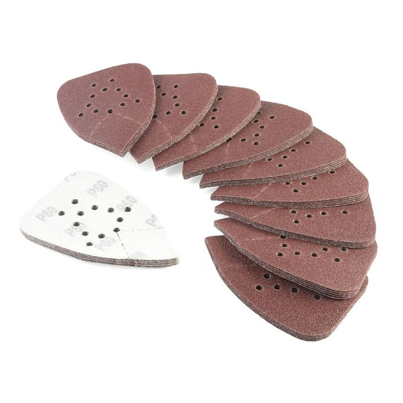 Hyjoy SATC Mouse Sander Sandpaper 50PCS Mouse 12 Holes and Sandpaper 60 ...
