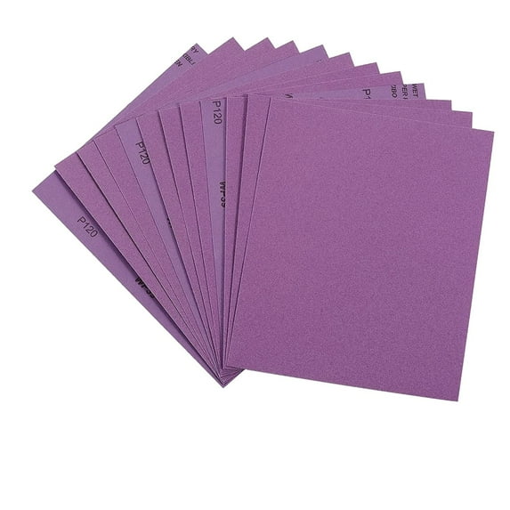 Hyjoy Sandpaper 120 Grit, Wet Dry 9 11 Inch, Advanced White Fused ...