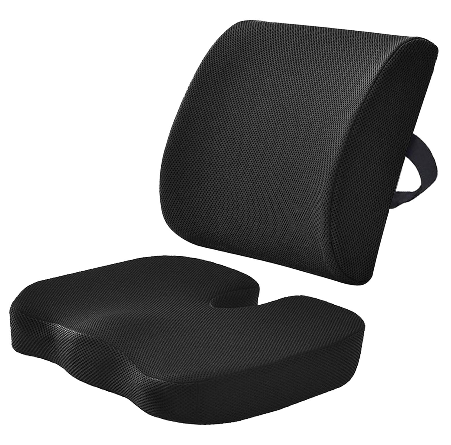 Hyjoy Seat & Lumbar Support for Office Chair, Car Seat Wheelchair ...