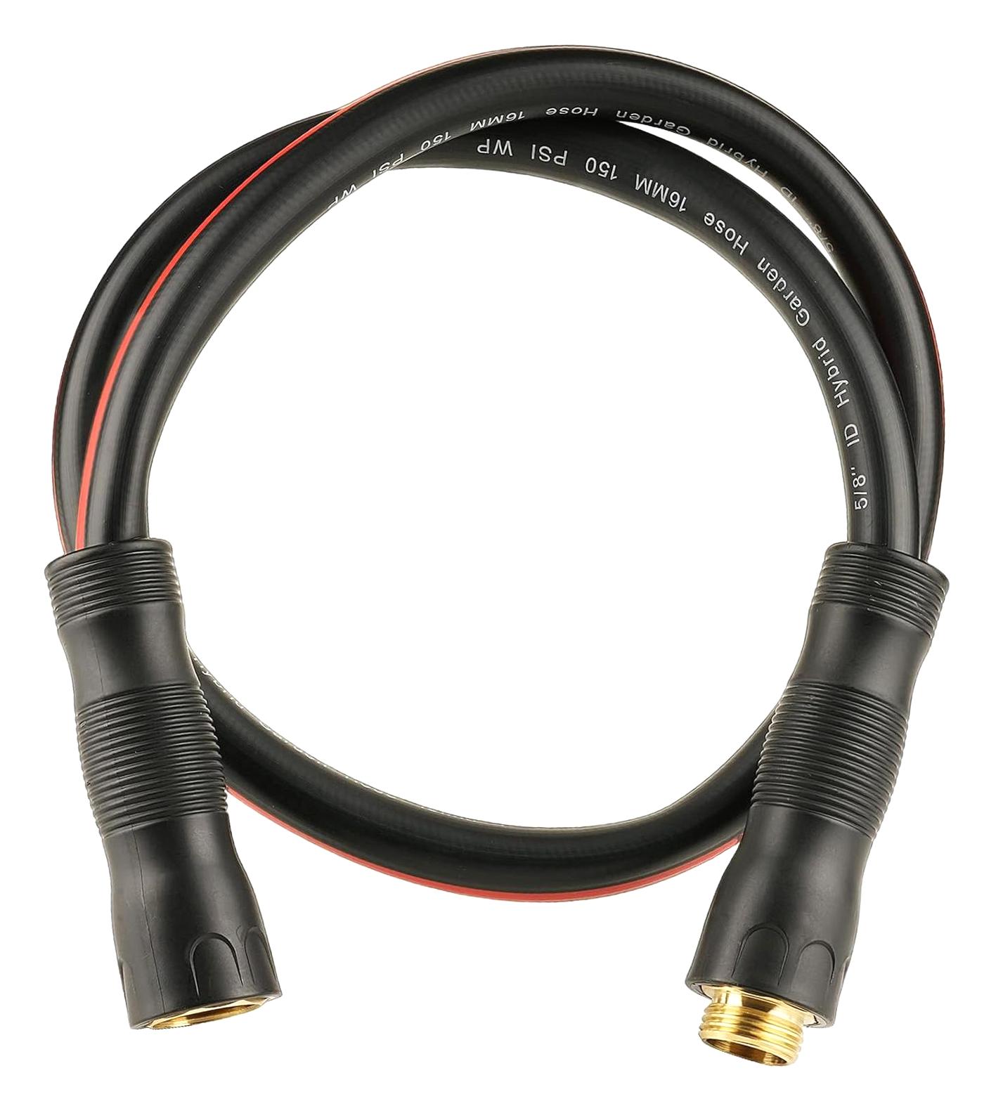 Hyjoy Short 3ft x 5/8",Leader Hose for Hose Reel , Garden with Swivel ...