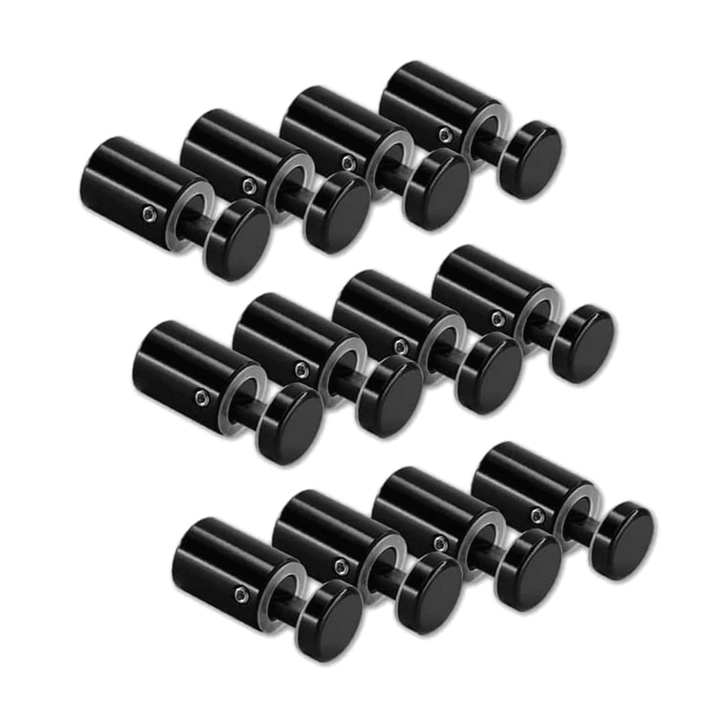 Hyjoy Side Standoffs 3/4" 1" Aluminum, Grip Sign Standoffs for ...