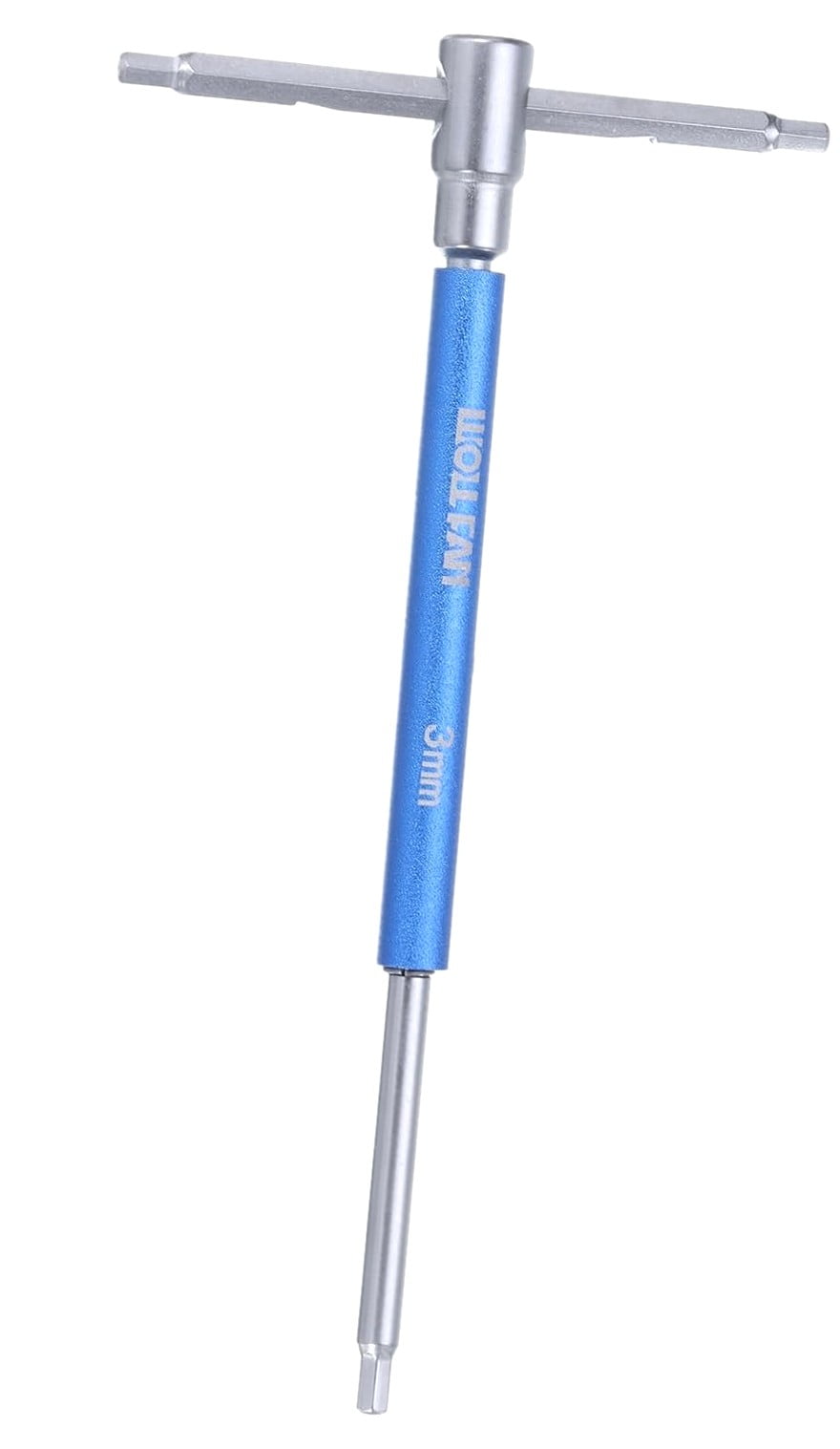 Hyjoy Sliding Handle Hex Key Wrench Set 3mm Metric 3-Way Free Sliding ...