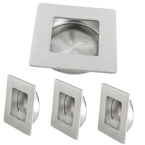 Hyjoy Square Recessed Sliding Closet Door Finger Pulls, Inner Diameter ...