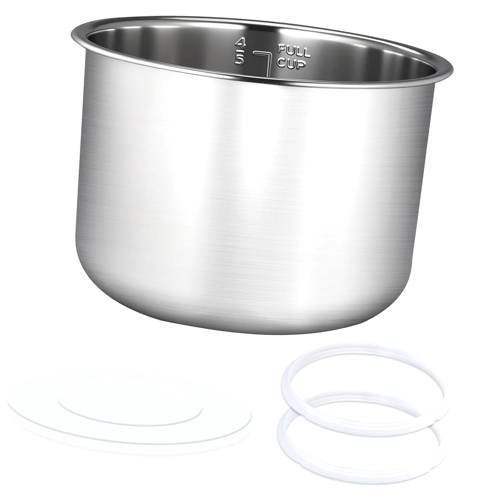 Hyjoy Steel Inner Pot 6 Qt, With 6 Quart Inner Pot, Polished Surface 0 ...