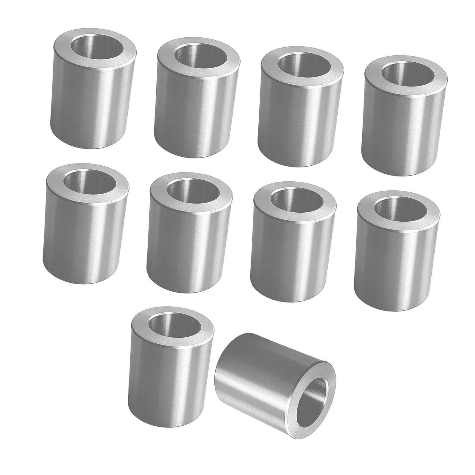 Hyjoy Steel Reducer Bushing, Screw Standoff Metal Spacer 1/2" to 1/4 ...