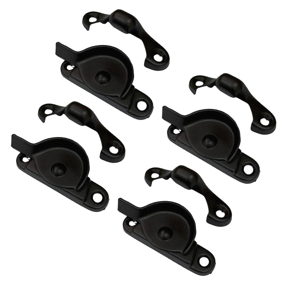 Hyjoy Steel Window Sash Lock, CTC 2", Matte , 4 Pack, Taiwan - Walmart.com