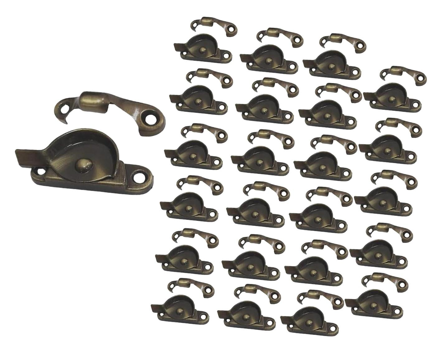 Hyjoy Steel Window Sash Lock, CTC 2", Matte , 4 Pack, Taiwan - Walmart.com
