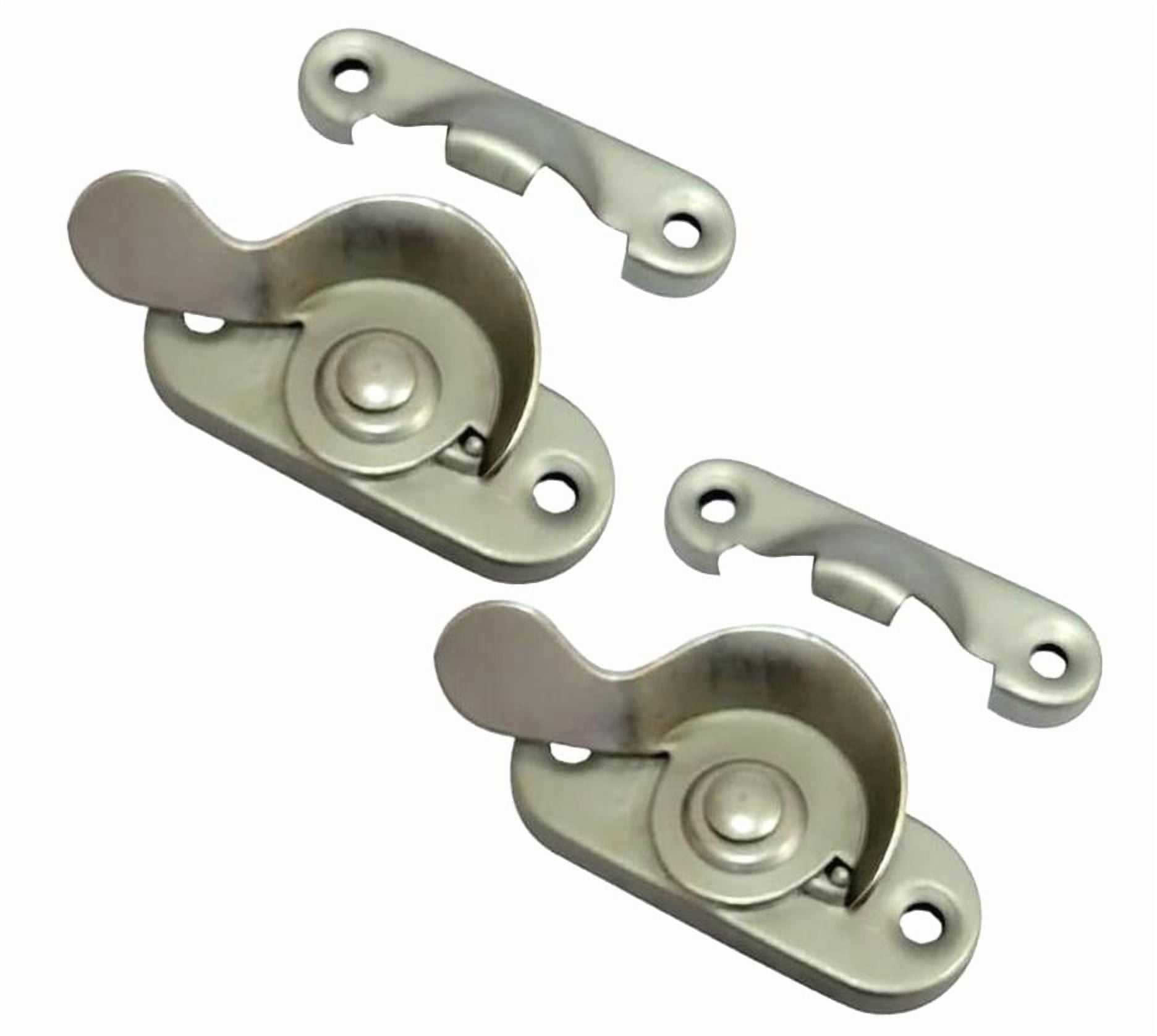 Hyjoy Steel Window Sash Lock, CTC 2", Matte , 4 Pack, Taiwan - Walmart.com