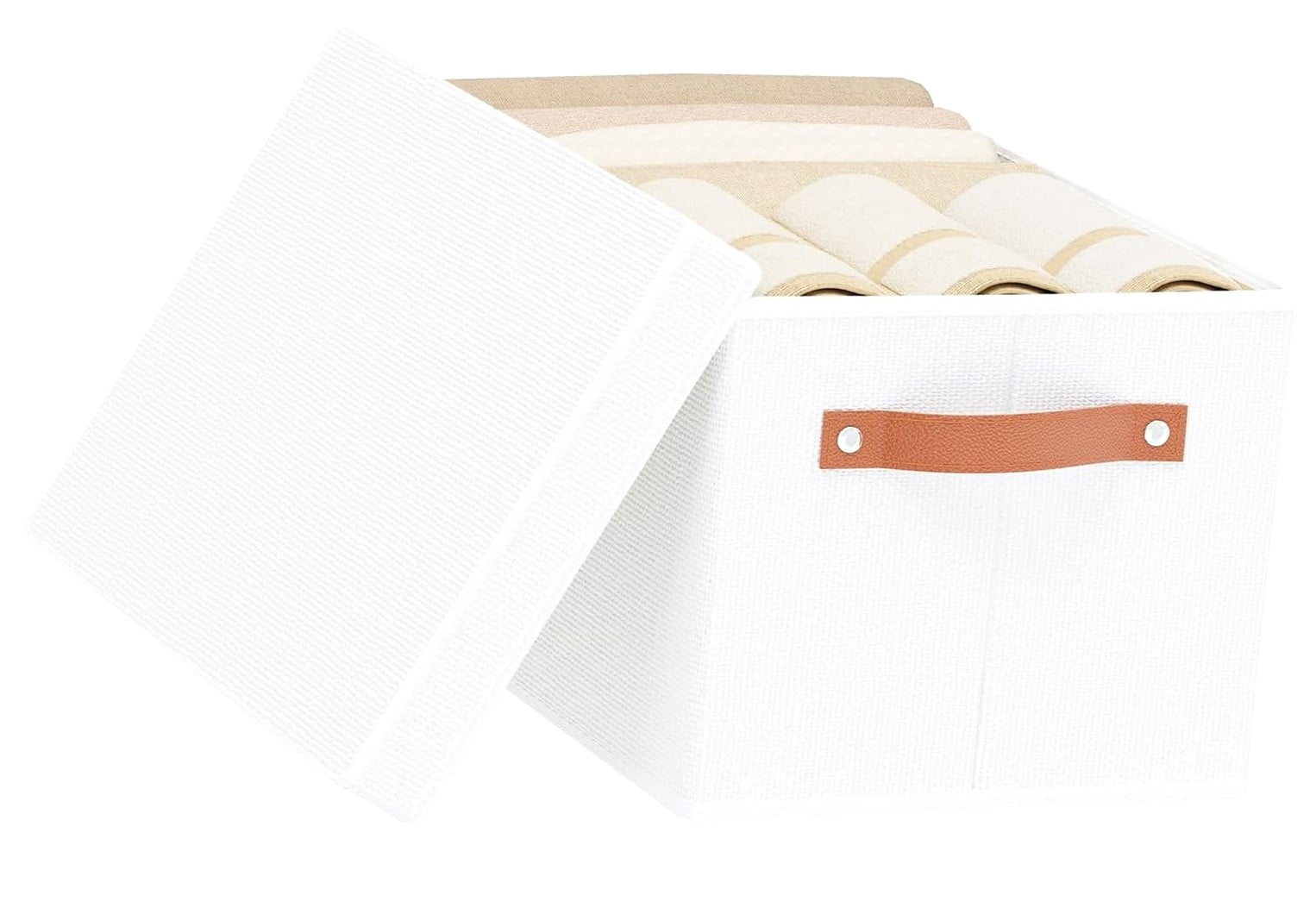 Hyjoy Storage Bins, Clothing Boxes for Shelves with Handles, Baskets ...