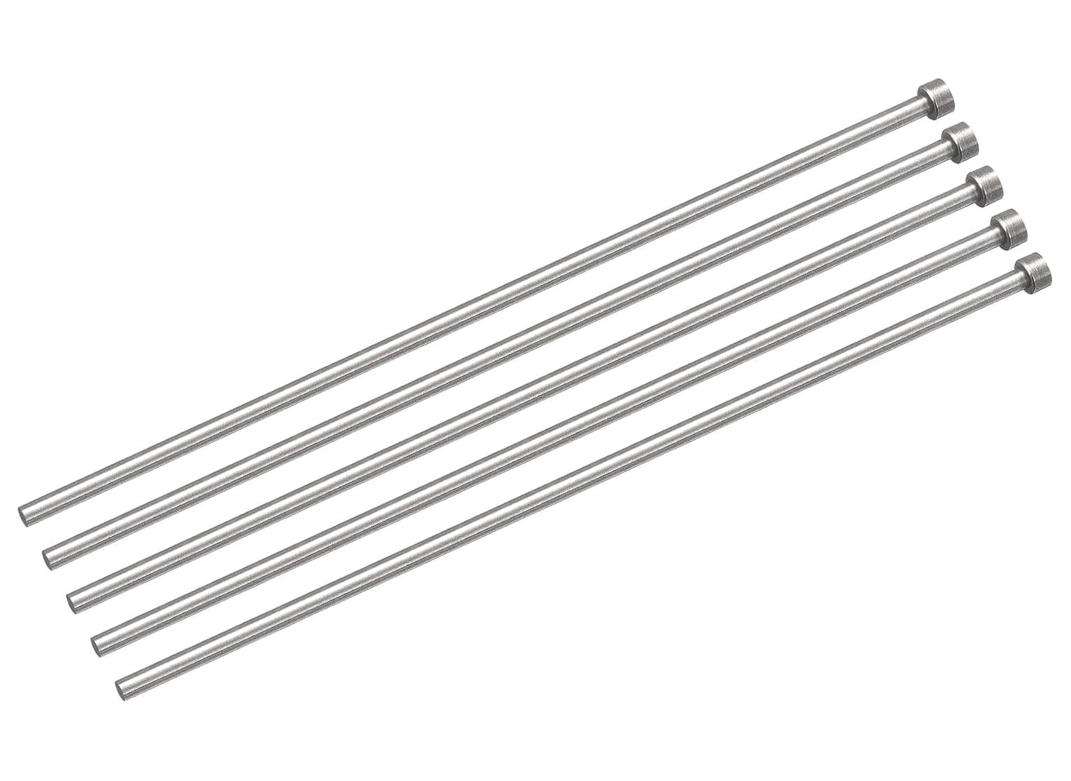 Hyjoy Straight Ejector, 5mm (13/64") Diameter, 65Mn Steel Round Tip, 200mm (8") Length, for ...