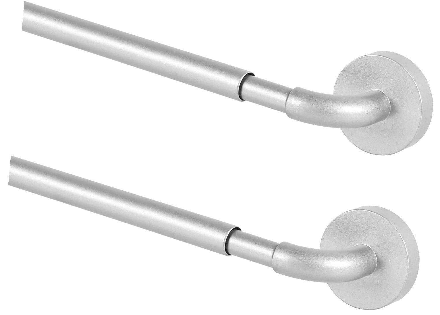 Hyjoy TYRON 2 Pack Curtain Rod for Metal Doors 18-30 Inch, 3/8 in ...