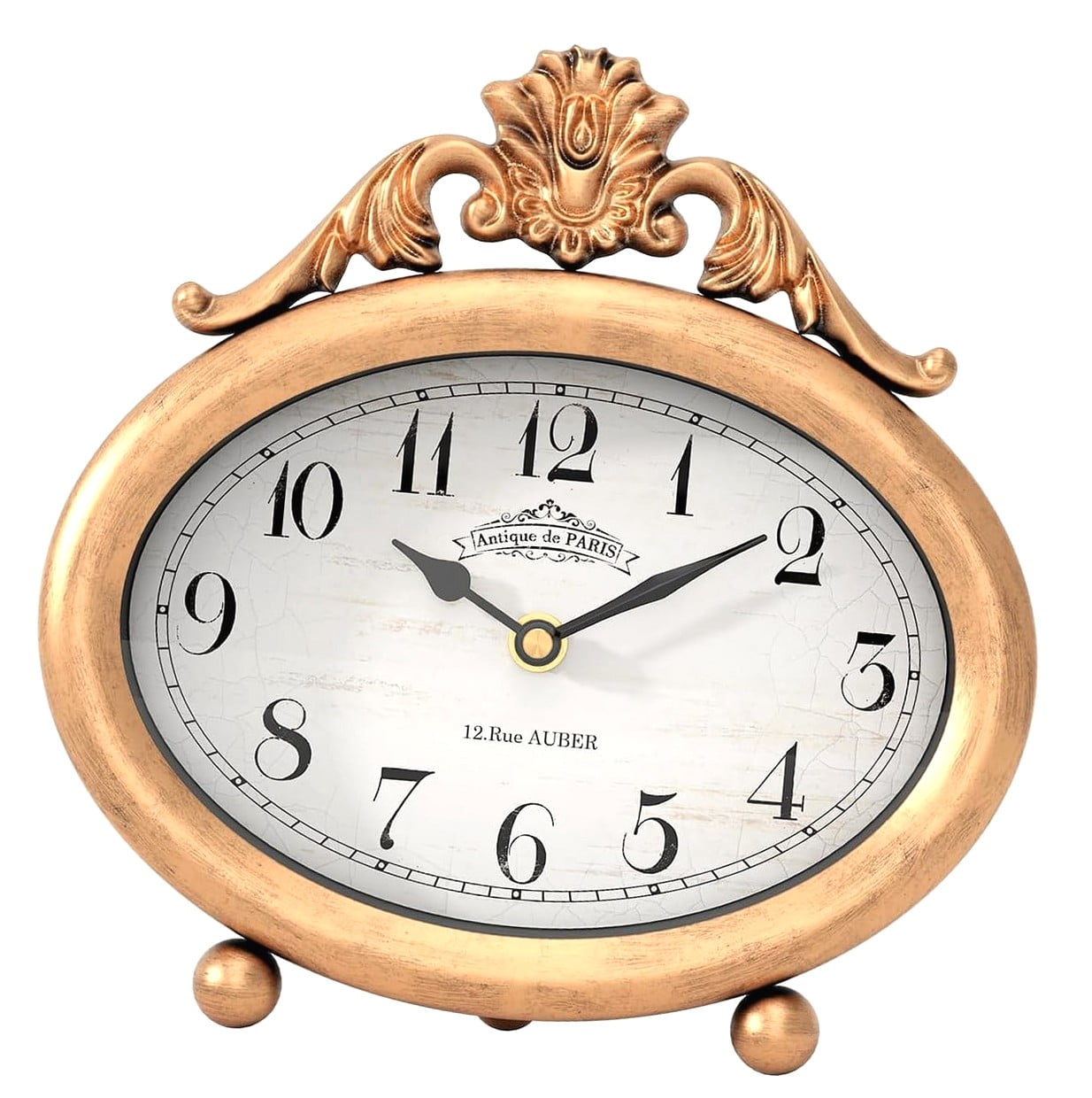 Hyjoy Table Clock, Desk and Decor Clock, French Style Mantel Clocks ...