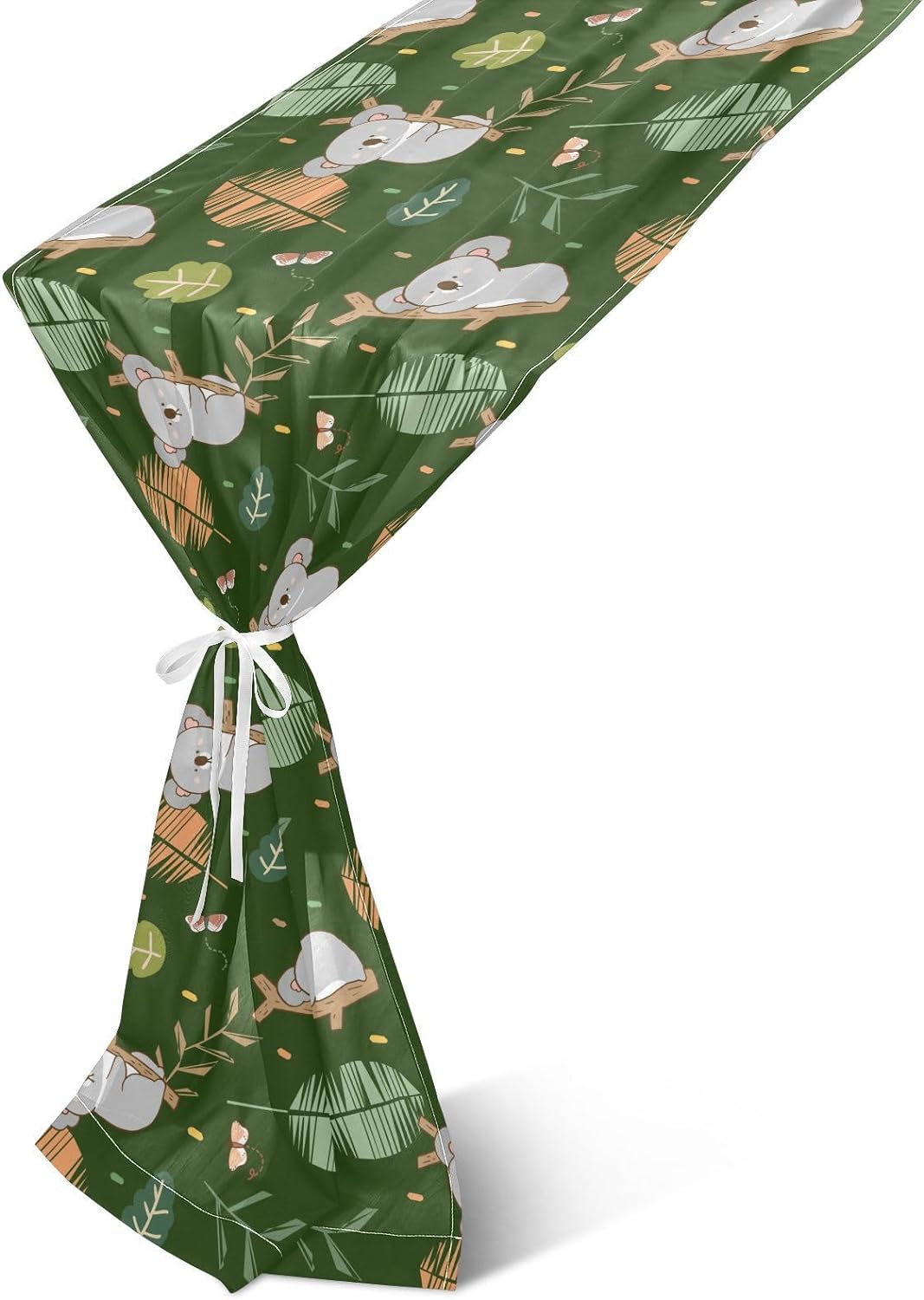 Hyjoy Table Runner Cute Koala Machine Washable Non-Slip Farmhouse Table ...