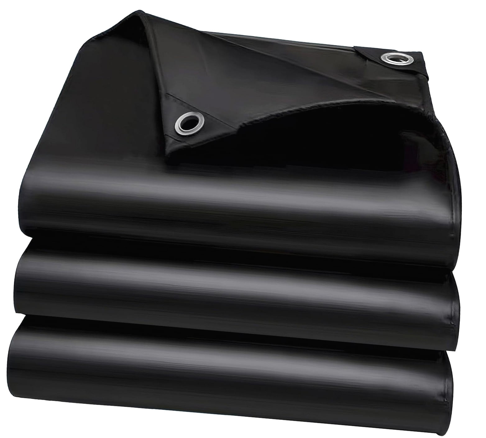 Hyjoy Tarps, 12 Mil Silver Tarps with Grommets Reinforced Edges, UV ...