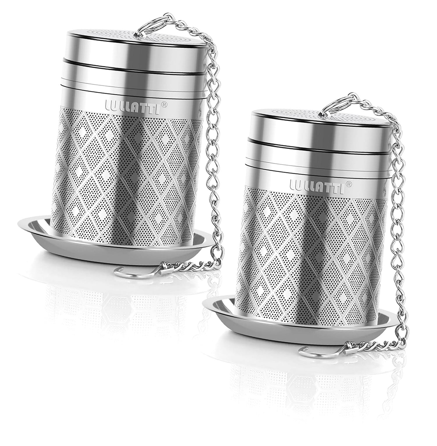 Hyjoy Tea Infusers for Loose Tea, 18/8 Steel Tea Strainer Set, Extra Fine Tea Steeper for Brew ...