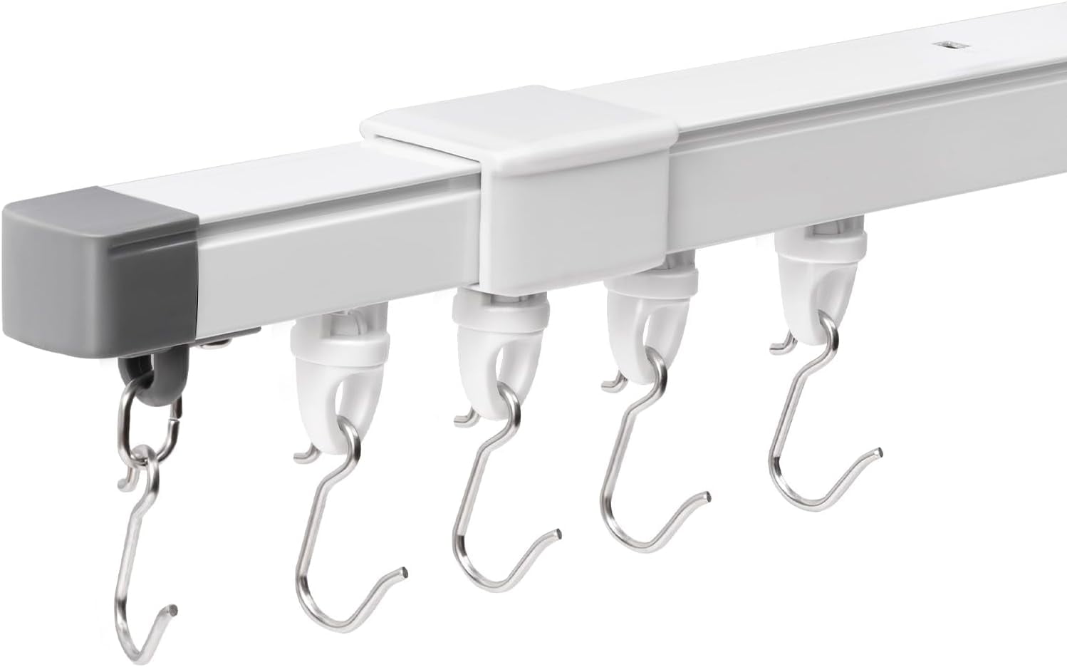 Hyjoy Telescopic Ceiling Curtain, Retractable Ceiling for Curtains, 4.3 ...