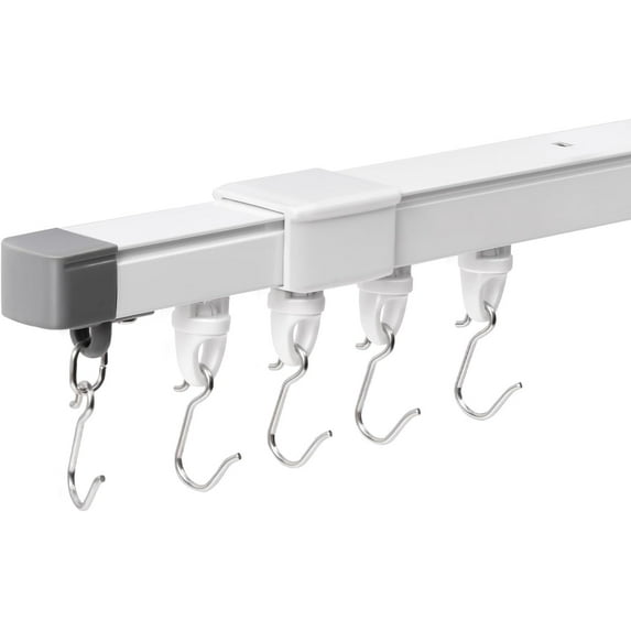 Hyjoy Telescopic Ceiling Curtain, Retractable Ceiling for Curtains, 4.3 ...