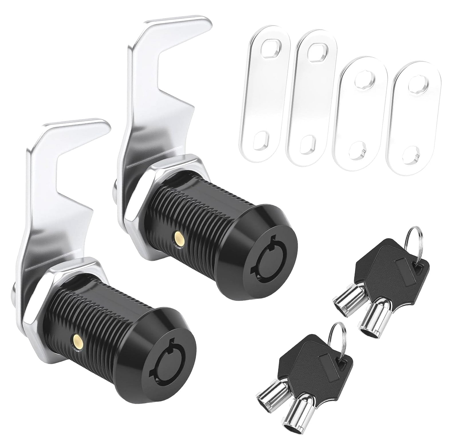 Hyjoy Toolbox Lock with Keys Keyed Alike with Cam, Tubular Cam Lock for ...