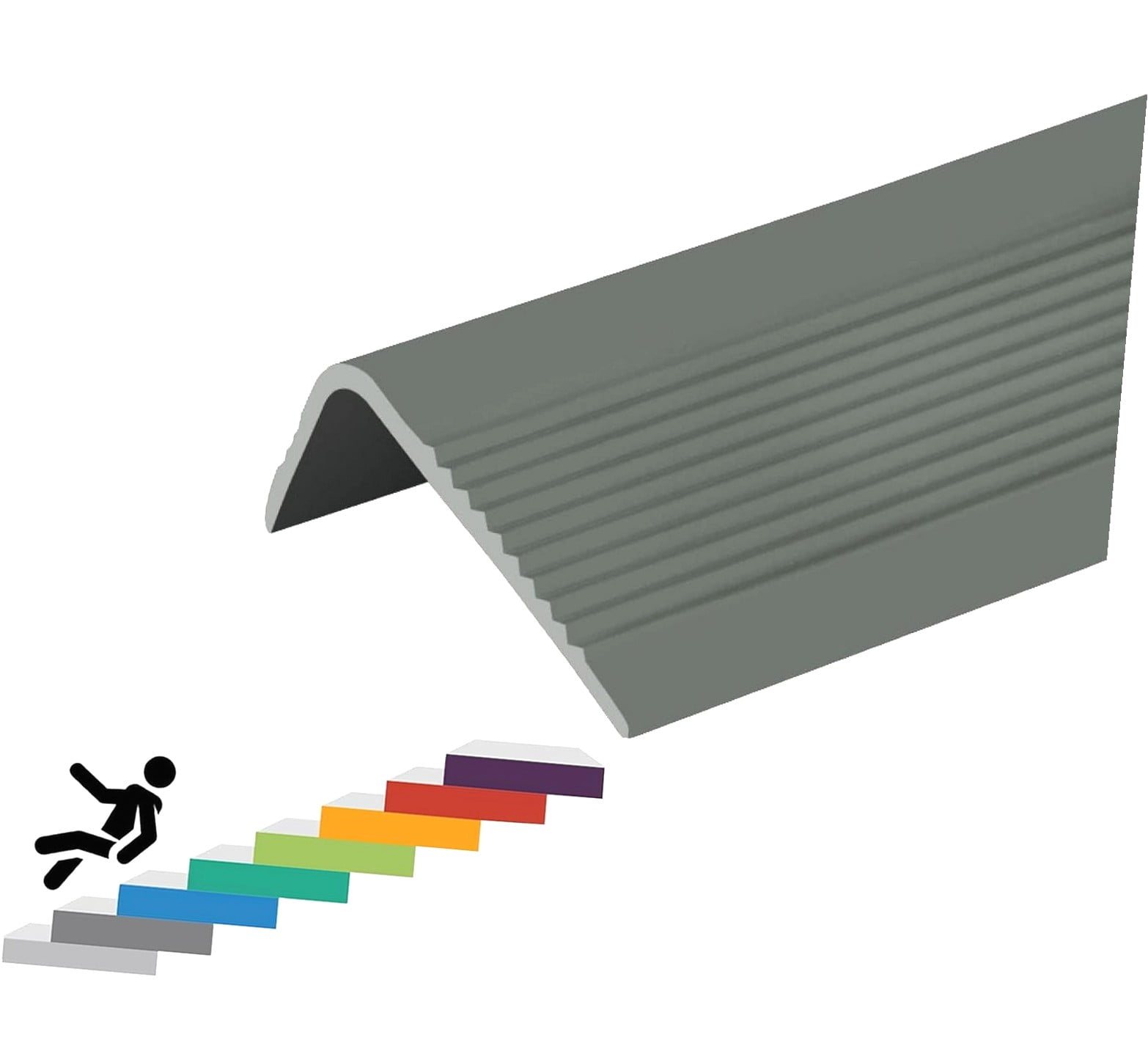 Hyjoy Traction Treads, Stair Protector, Step Rubber Strips, to Install ...