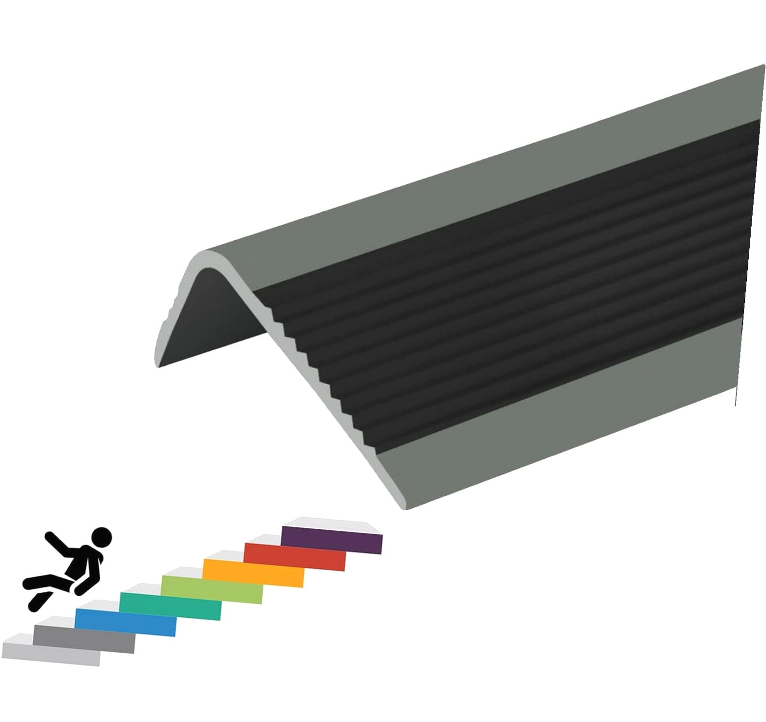 Hyjoy Traction Treads, Stair Protector, Step Rubber Strips, to Install ...