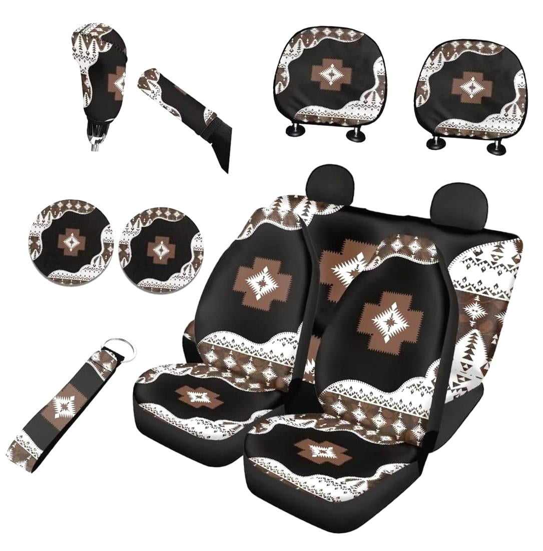 Hyjoy Traditional African-Themed Complete Car Seat Set (11 Items ...