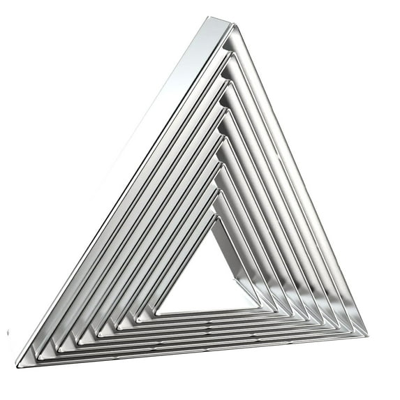 Hyjoy Triangle Cookie Cutter Set 8-Piece 1.5" to 5" by - Walmart.com