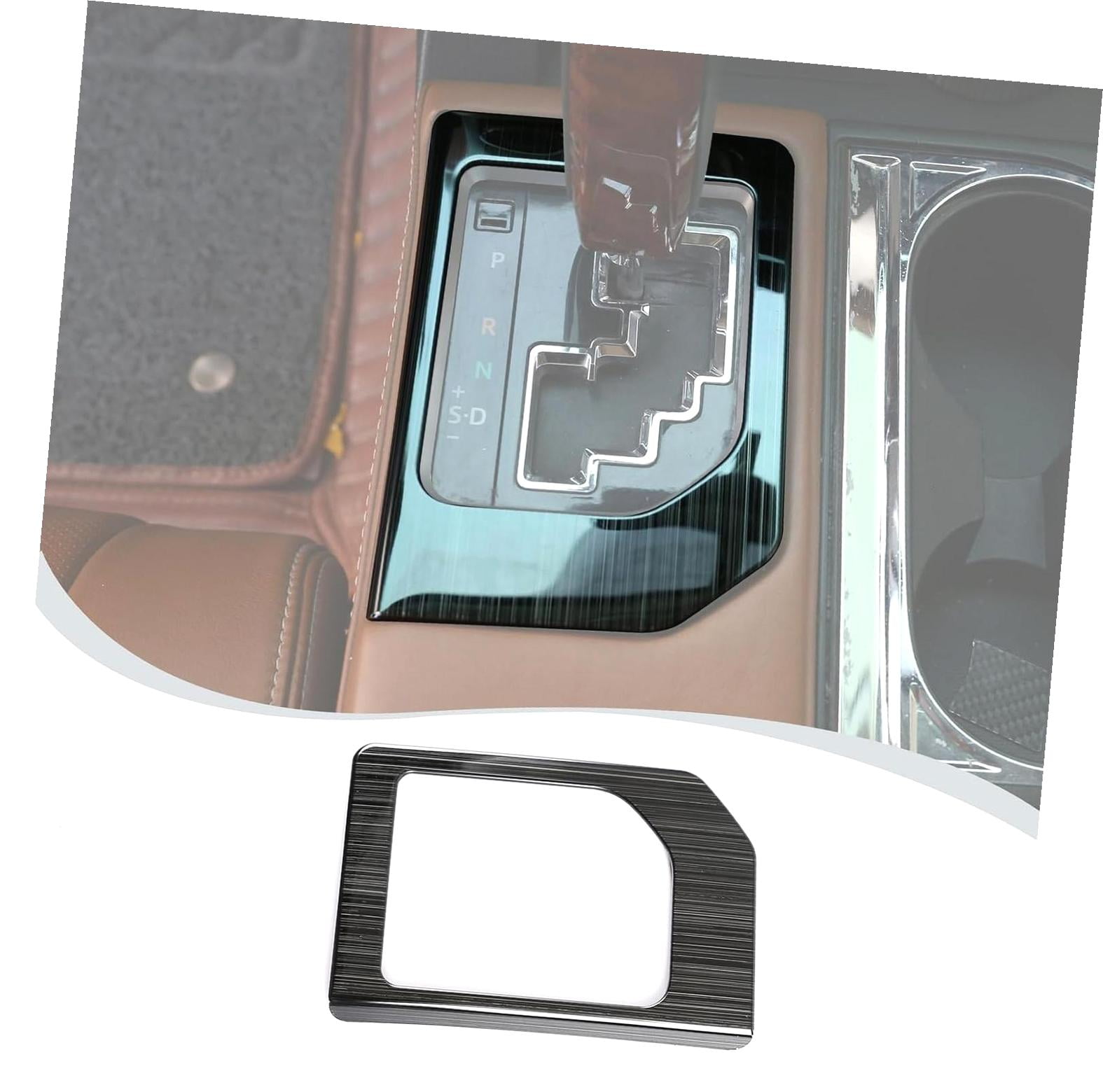 Hyjoy Tundra 2014-2021 SUV Stainless Steel Center Console Gear Shift ...