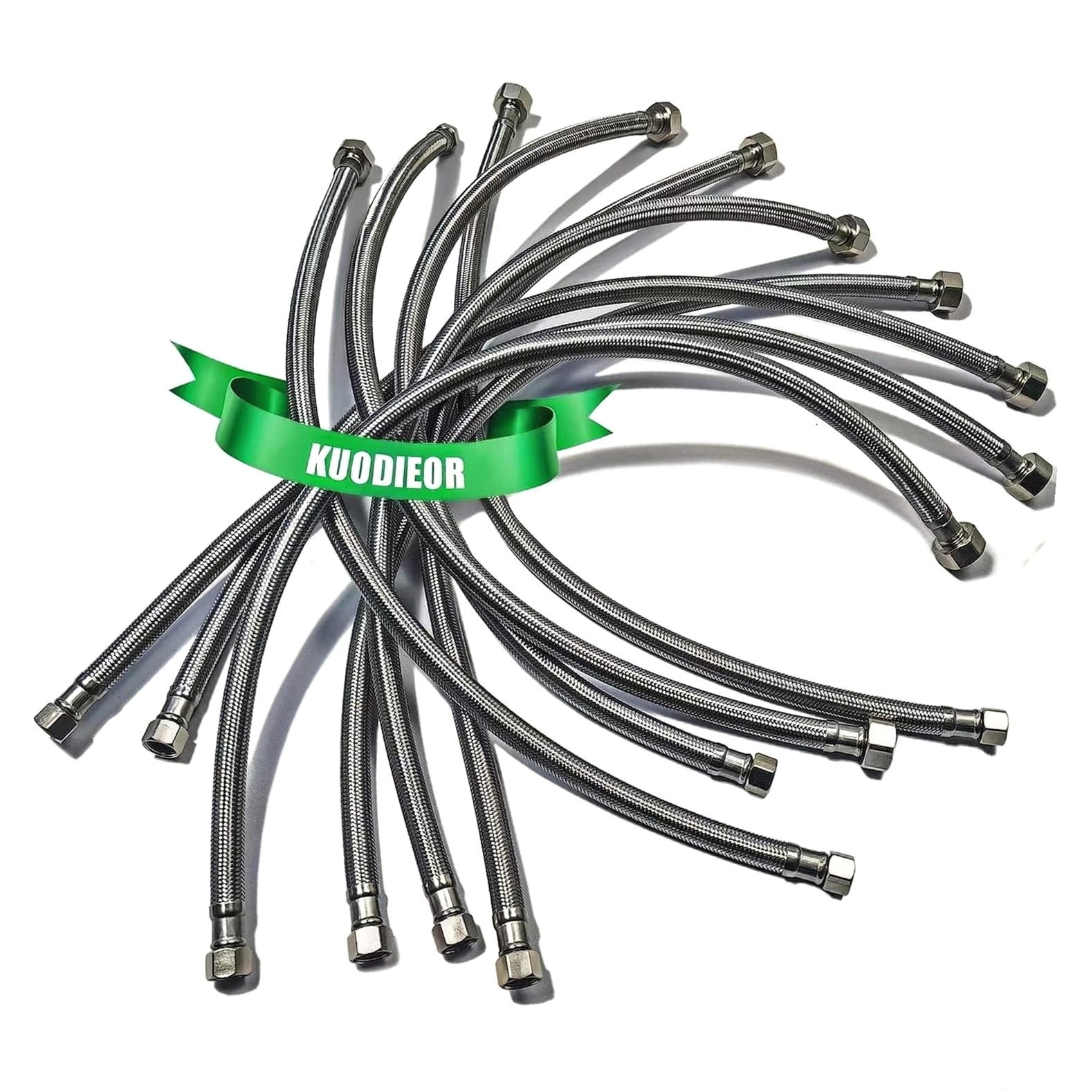 Hyjoy [Updated Edition] Water Supply Connector Line Braided Steel ...