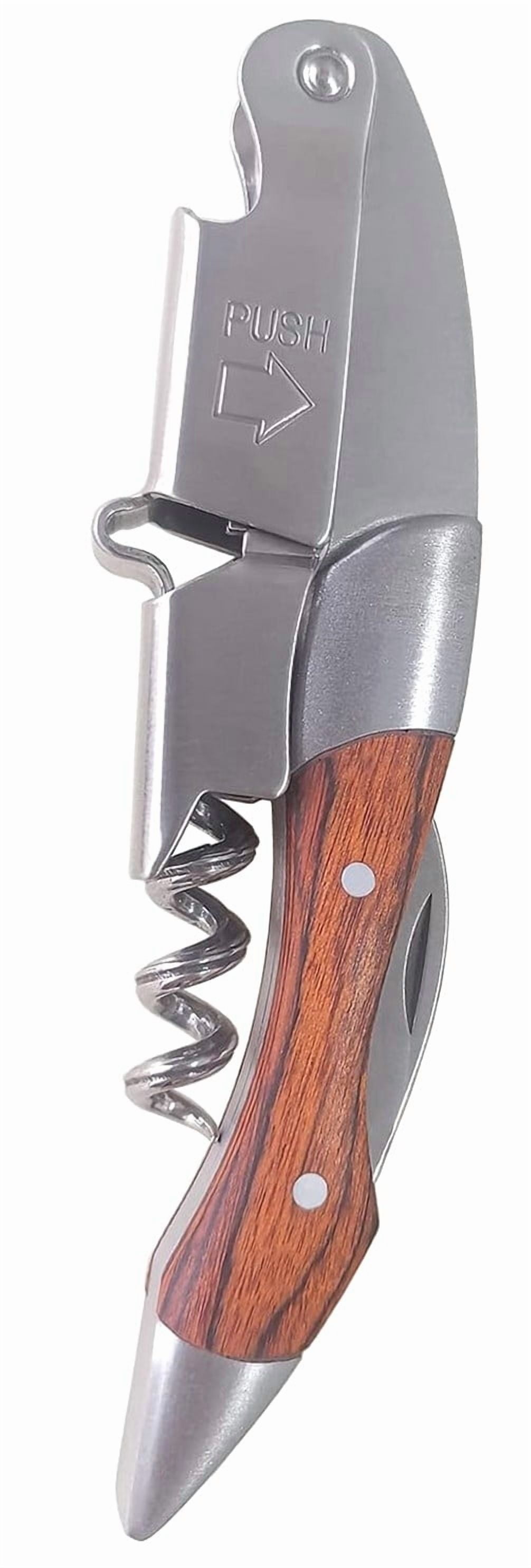 Hyjoy Waiters Corkscrew, with Foil Cutter and Remover, Steel Key for ...