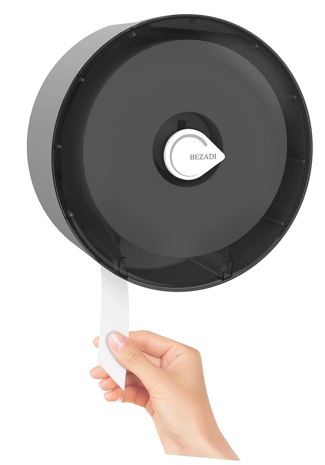 Hyjoy Wall-Mounted Paper Dispenser, Key Lock Toilet Paper Roll Holder ...