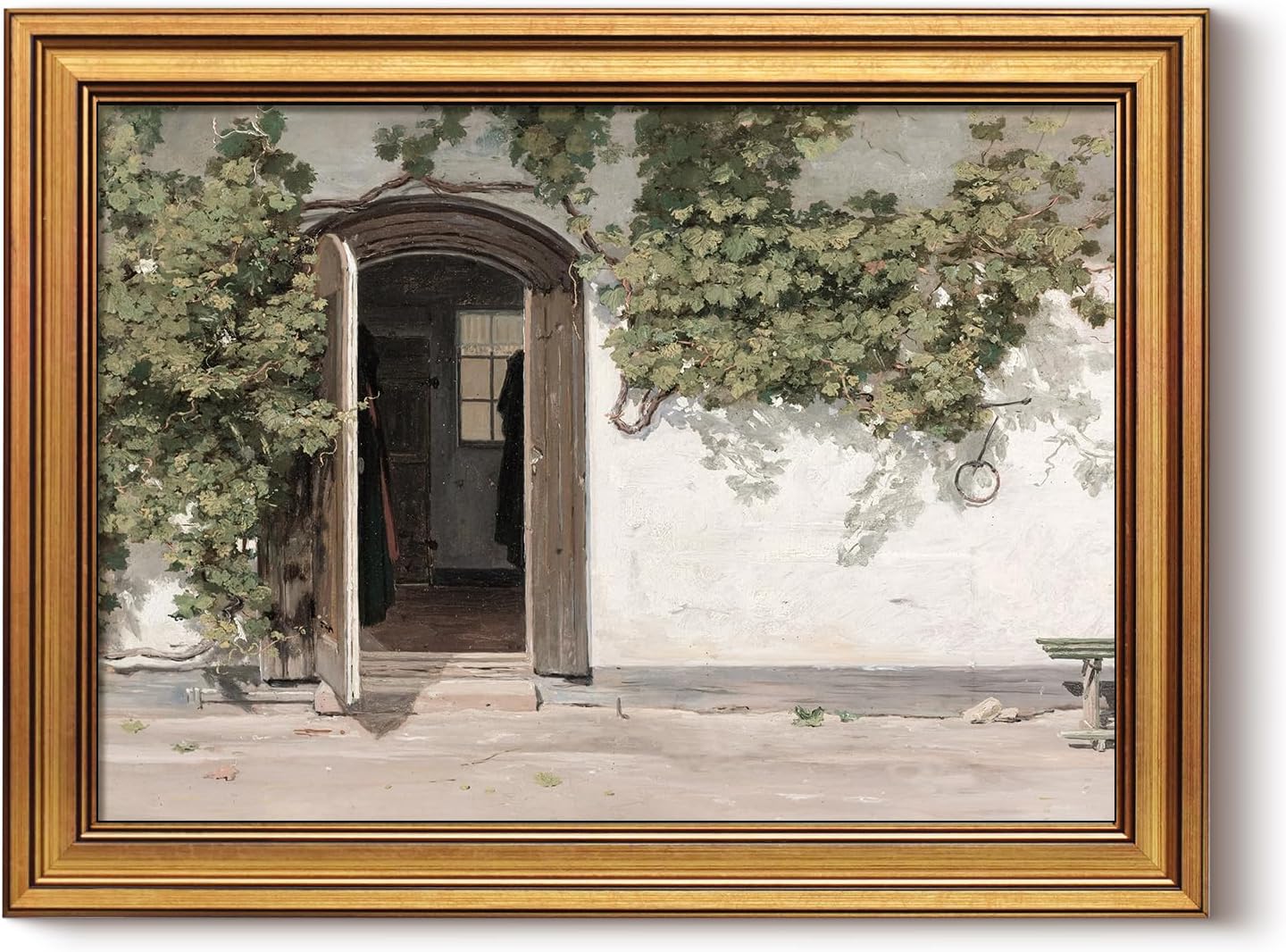 Hyjoy Wall Vineman The Walls Farmhouse Wall Decor Opening Door Oil ...