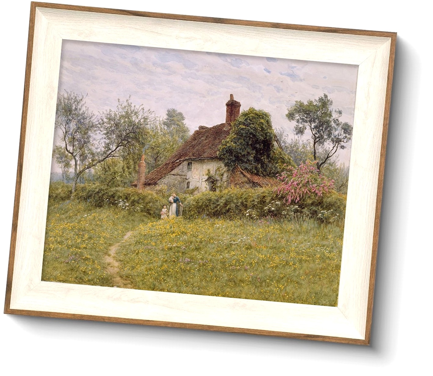 Hyjoy Wall for Bedroom, Farmhouse Country House Scenery Wall for Decor ...